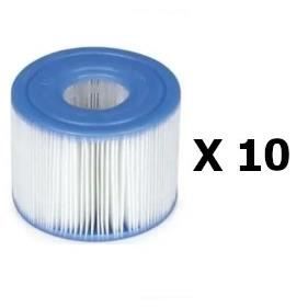 Lot de 10 cartouches de filtration pour Pure Spa INTEX - Intex 29011 ...