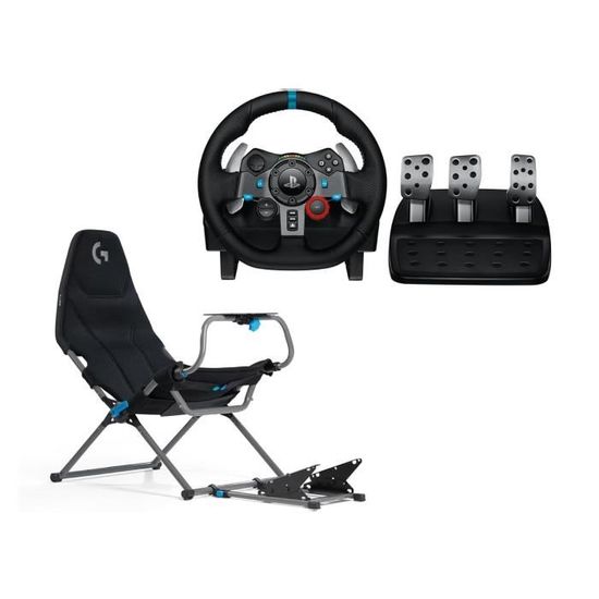 Pack Volant de Course G29 Driving Force LOGITECH - PS5 et PC + Siège de ...