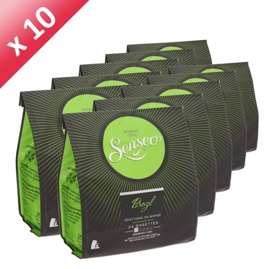 SENSEO Brazil 24 Dosettes 166g (x10) - Cdiscount Au quotidien