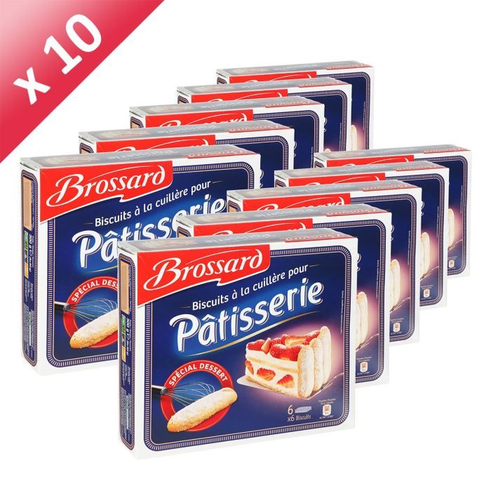 BROSSARD Biscuit Cuillère Pâtissier x36 300g (x10) - Cdiscount Au quotidien