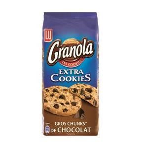 LU Granola Extra Cookies Chocolat et Amandes 184g - Cdiscount Au quotidien