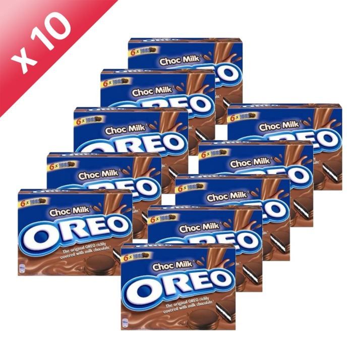 OREO Enrobé Chocolat Au Lait 246g (x10) - Cdiscount Au quotidien