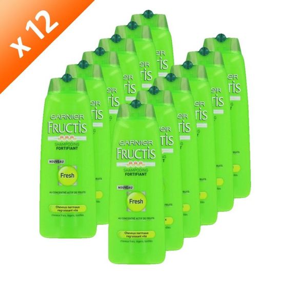 FRUCTIS Shampoing Fresh Tonus 250ml (x12) - Cdiscount Au quotidien