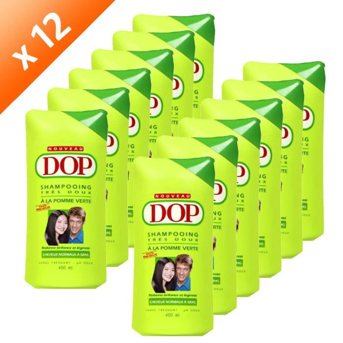 DOP Shampoing Pomme Verte 400 ml x 12 - Cdiscount Au quotidien