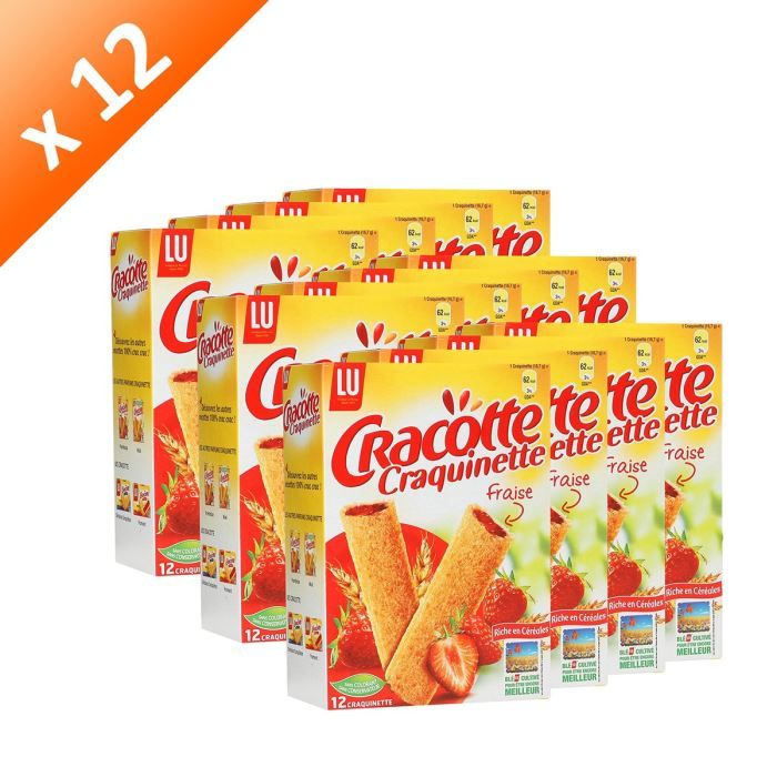 LU Craquinette Fraise 200g (x12) - Cdiscount Au quotidien