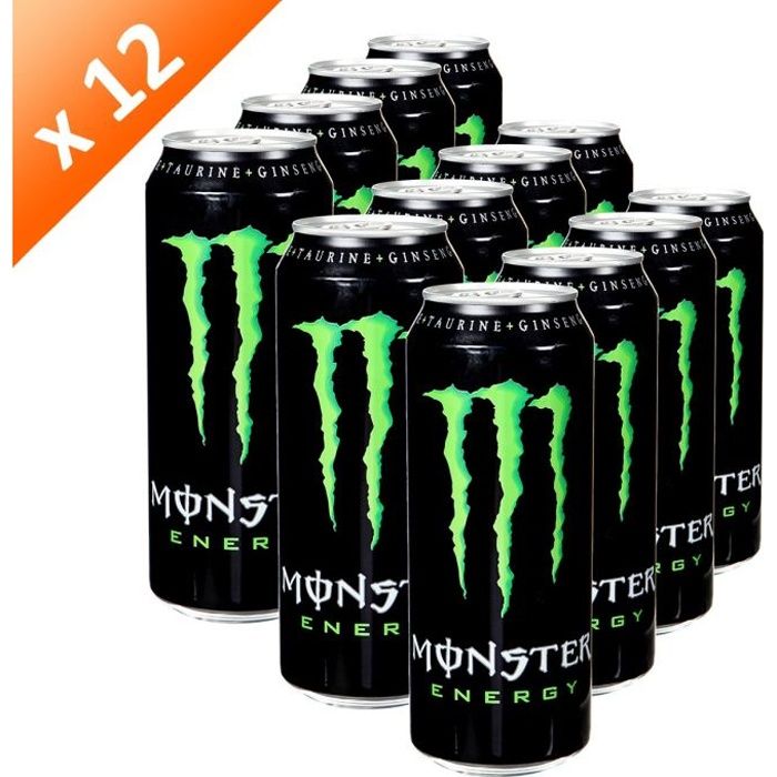 MONSTER Energy Original 50cl (x12) - Cdiscount Au quotidien