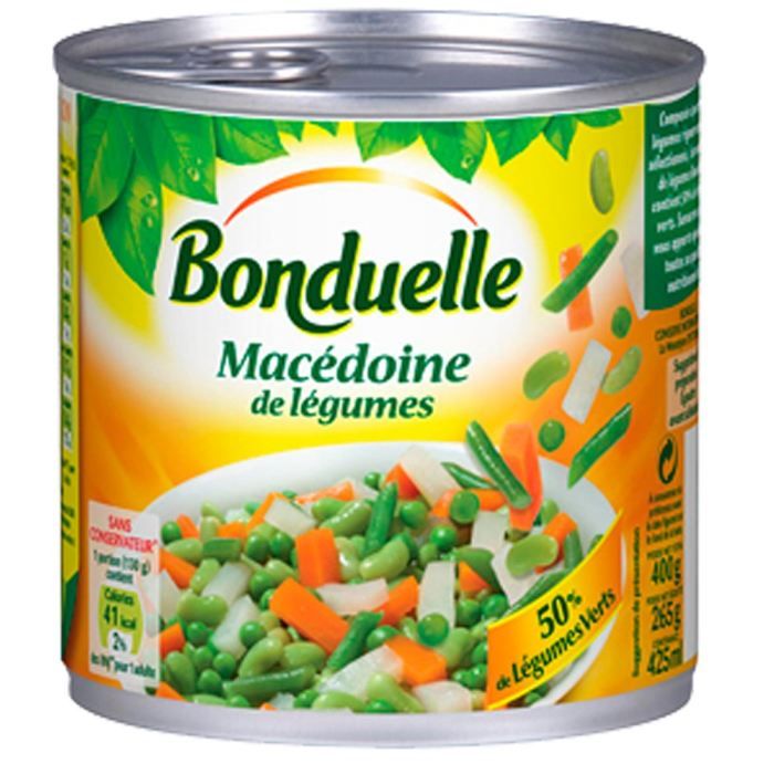 BONDUELLE Macédoine de Légumes 12x265g - Cdiscount Au quotidien