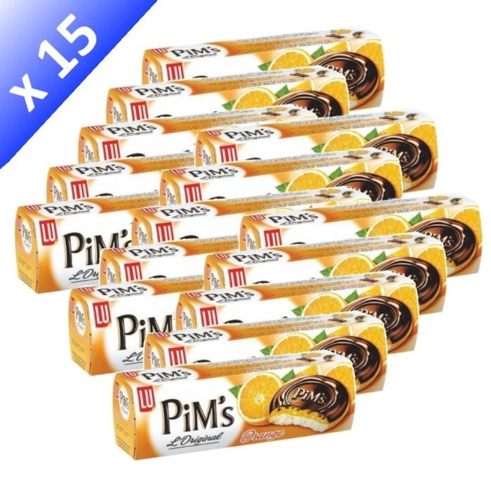 LU Pim's Orange 150gr (x15) - Cdiscount Au quotidien