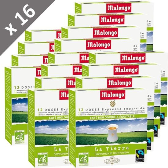 MALONGO Café Commerce Equitable 12 Dos. 78g (x16) - Cdiscount Au quotidien