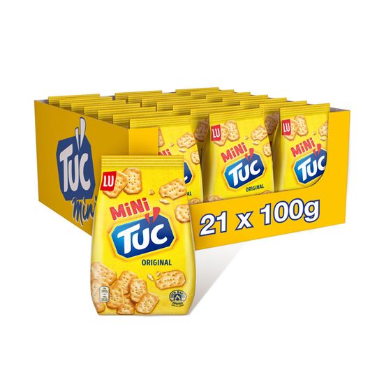 Tuc Original - Carton de 21 Sachets - Biscuit apéritif salé - Format ...