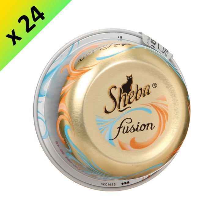 SHEBA Dôme Fusion au thon et à la volaille pour chat 80g (24) - Cdiscount