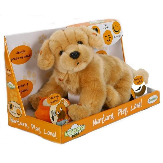 TEEBOO Kidou Peluche Sonore Chien beige - Cdiscount Jeux - Jouets