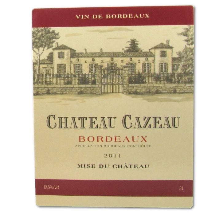 Château Cazeau Bordeaux 2011 - La cave Cdiscount