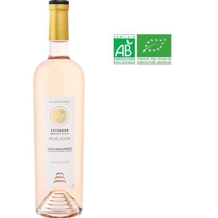 Estandon Révélation Bio - Coteaux Varois en Provence - Vin rosé de ...