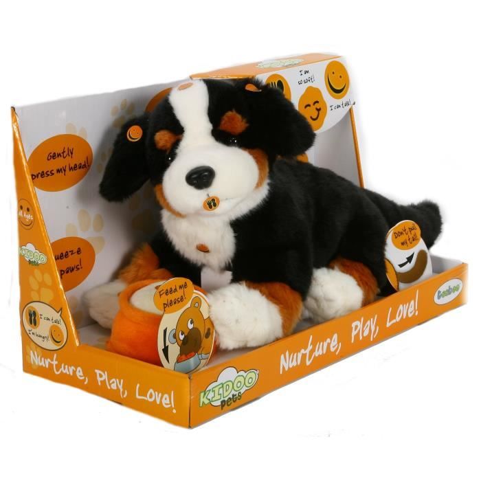 TEEBOO Kidou Peluche Sonore Chien Noir - Cdiscount Jeux - Jouets