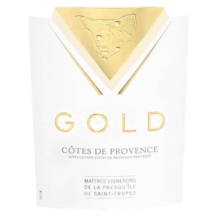 Gold 2023 Côtes-de-Provence - Vin blanc de Provence - La cave Cdiscount