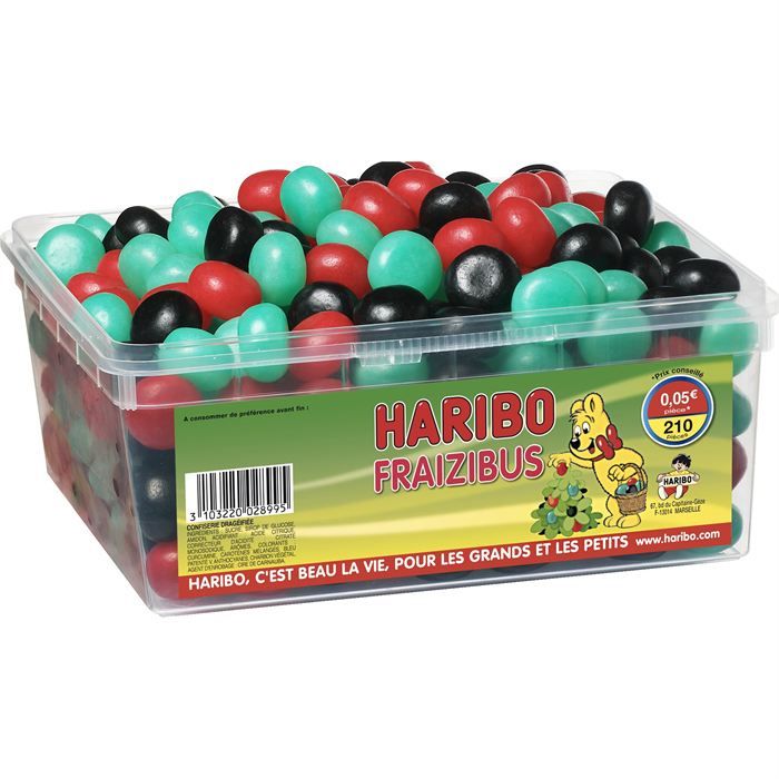 HARIBO Fraizibus 210 pièces - Cdiscount Au quotidien