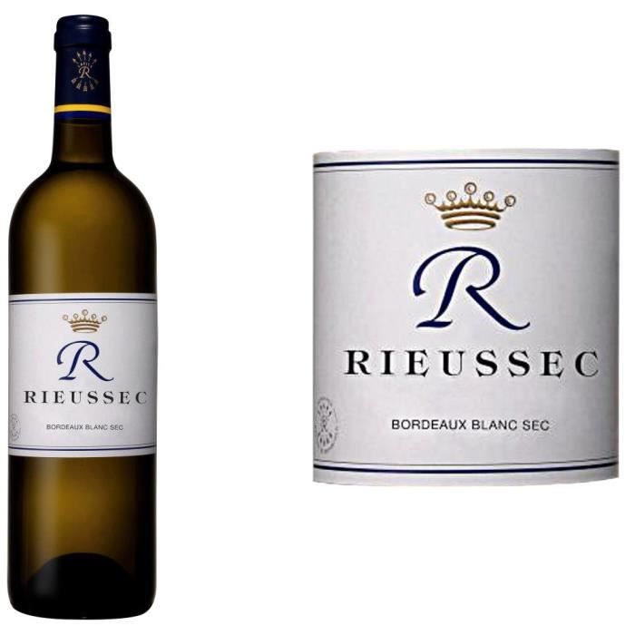 R de Rieussec Bordeaux Blanc Sec 2012 x1 - La cave Cdiscount