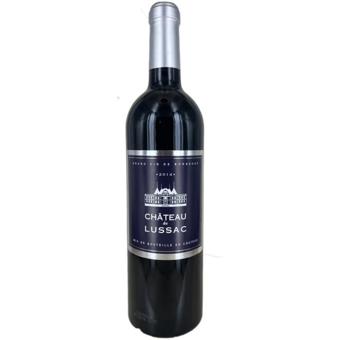 Château de Lussac 2014 Lussac Saint Emilion - Vin rouge de Bordeaux ...