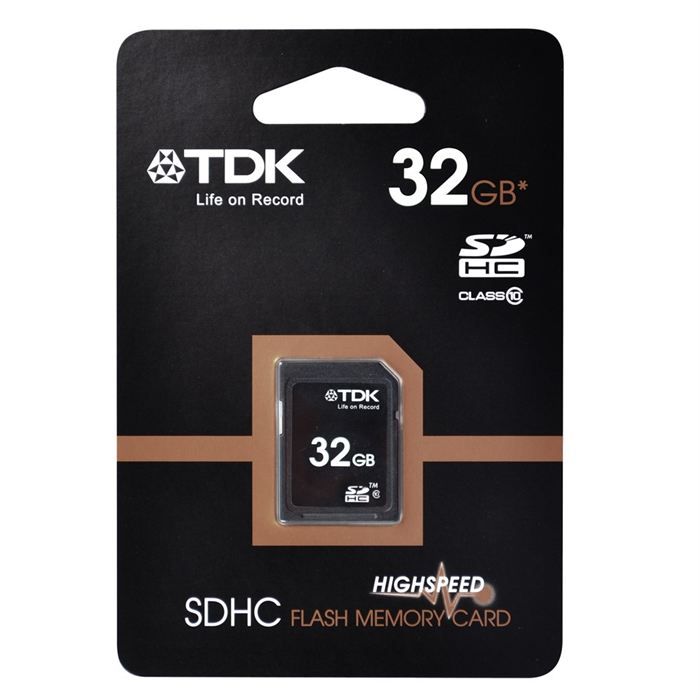 TDK carte SD 32 Go classe 10 - Cdiscount Appareil Photo