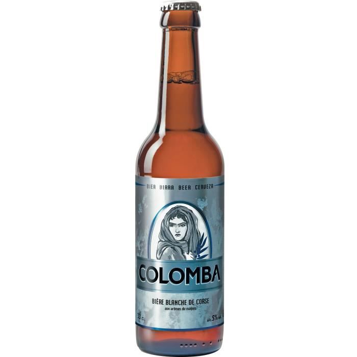 Colomba - Bière Blanche - 4,5 % Vol. - 33 cl - La cave Cdiscount