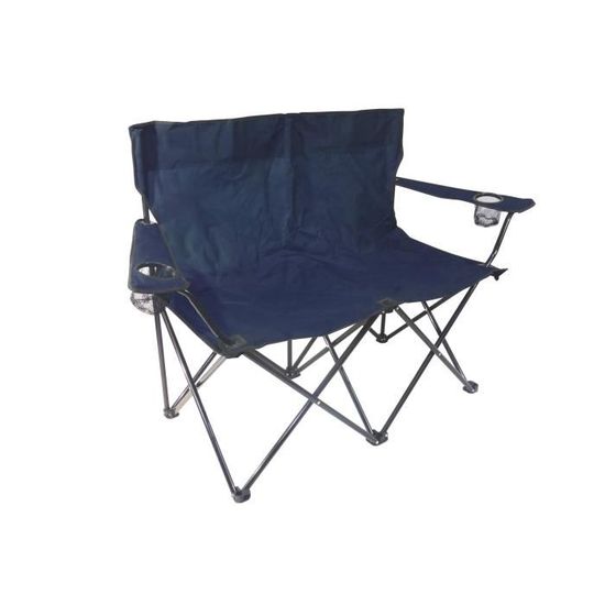 CAO CAMPING Fauteuil pliant - 2 places - Bleu - Cdiscount Sport