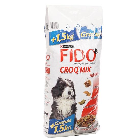 FIDO Croq Mix 10Kg +1,5Kg PROMO (x1) - Cdiscount Animalerie