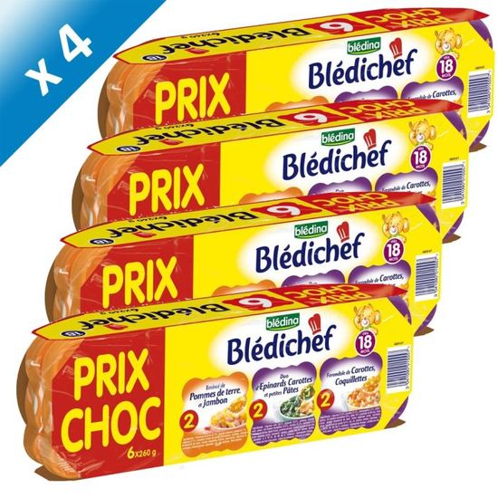 BLEDICHEF 18 mois 660g (x4) - Achat / Vente légumes cuisinés BLEDICHEF ...