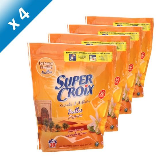 SUPERCROIX Maroc x30 Capsules 30g (x4) - Cdiscount Electroménager