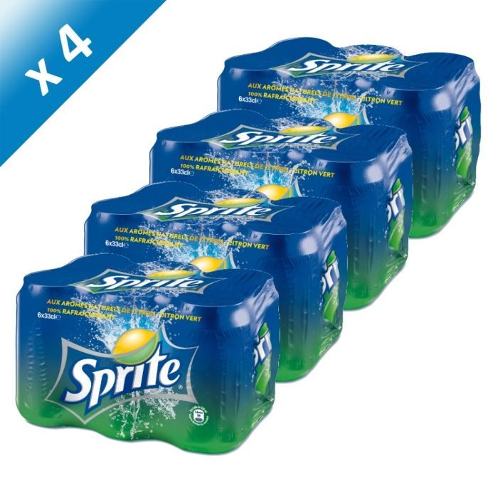SPRITE Boites 6x33cl (x4) - Cdiscount Au quotidien