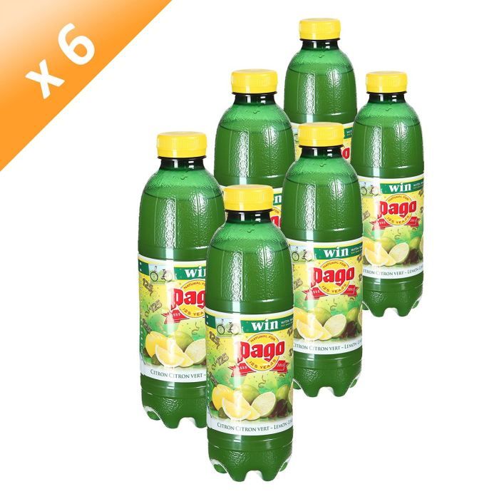 PAGO Citron/Citron Vert 75cl (x6) - Cdiscount Au quotidien