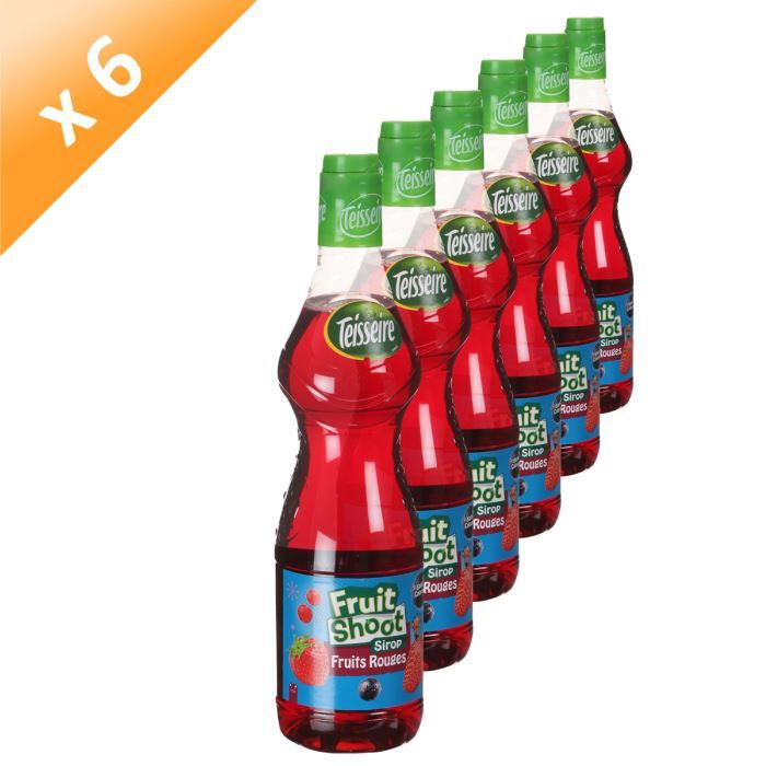 TEISSEIRE Fruit Shoot Fruits Rouges 70cl (x6) - Cdiscount Au quotidien