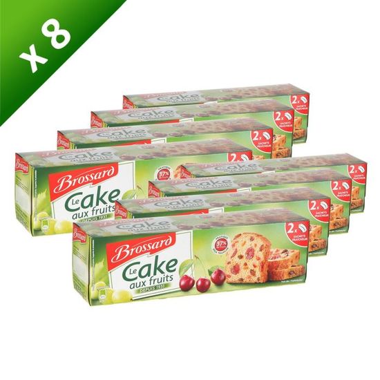 BROSSARD Cake Aux Fruits 500g (x8) - Cdiscount Au quotidien