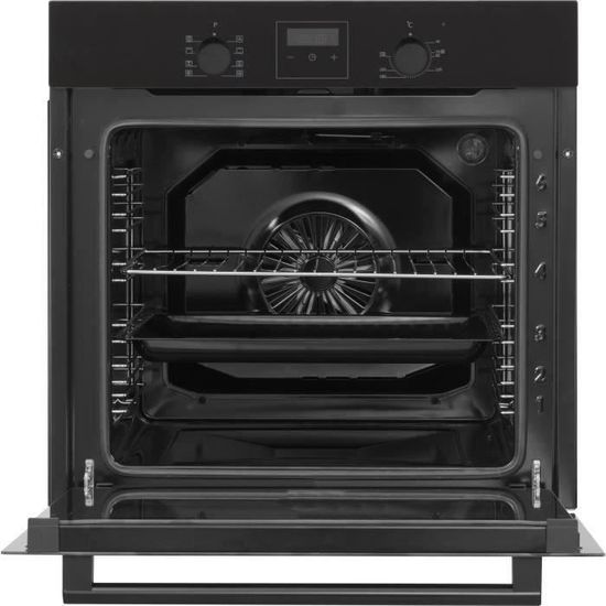 Four encastrable nettoyage catalyse - chaleur pulsée CONTINENTAL EDISON F80CBP Noir ...