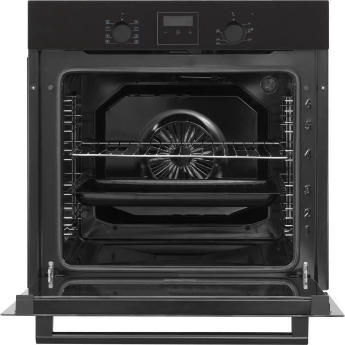 Four encastrable nettoyage catalyse - chaleur pulsée CONTINENTAL EDISON F80CBP Noir ...