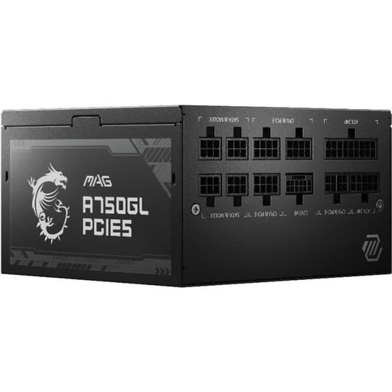 MSI Alimentation PC MAG A750GL PCIE5 - 750W 80+ Gold Modulaire - Cdiscount Informatique