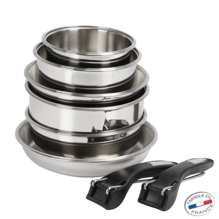 SITRAM Set 8 Pièces INOX INDUCTION - Cdiscount Maison