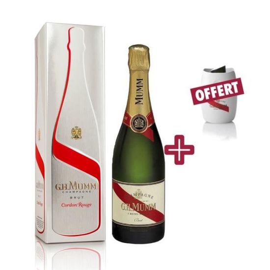 Mumm Brut + Etui x1 = Bouchon OFFERT - La cave Cdiscount