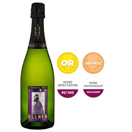 Champagne Charles Ellner Cuvée 1er Cru Brut - La cave Cdiscount