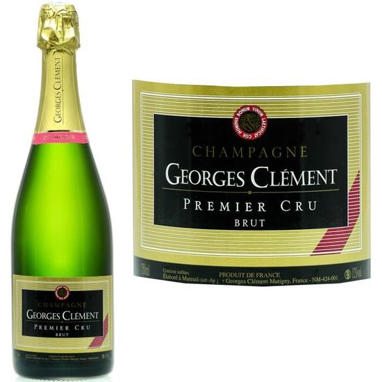 Champagne Georges Clement Brut 1er cru - La cave Cdiscount