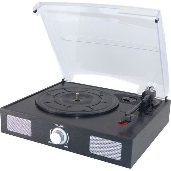 Platine vinyle INOVALLEY TD11 avec disque numérique USB et haut-parleurs intégrés - Cdiscount TV ...