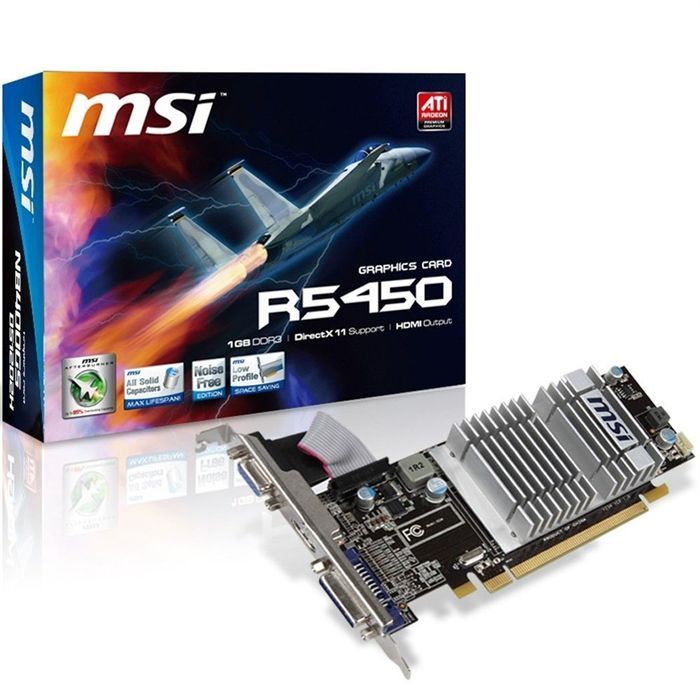 MSI ATI Radeon HD5450 1Go DDR3 LP - Cdiscount Informatique