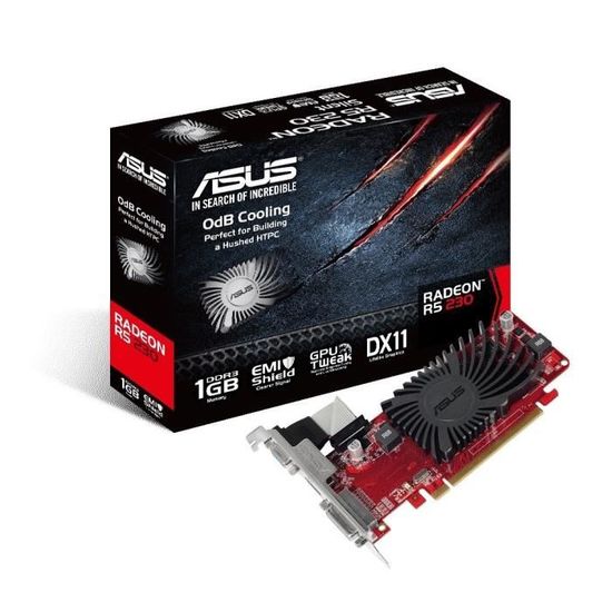 Asus AMD Radeon R5 230 1Go DDR3 LP - Cdiscount Informatique