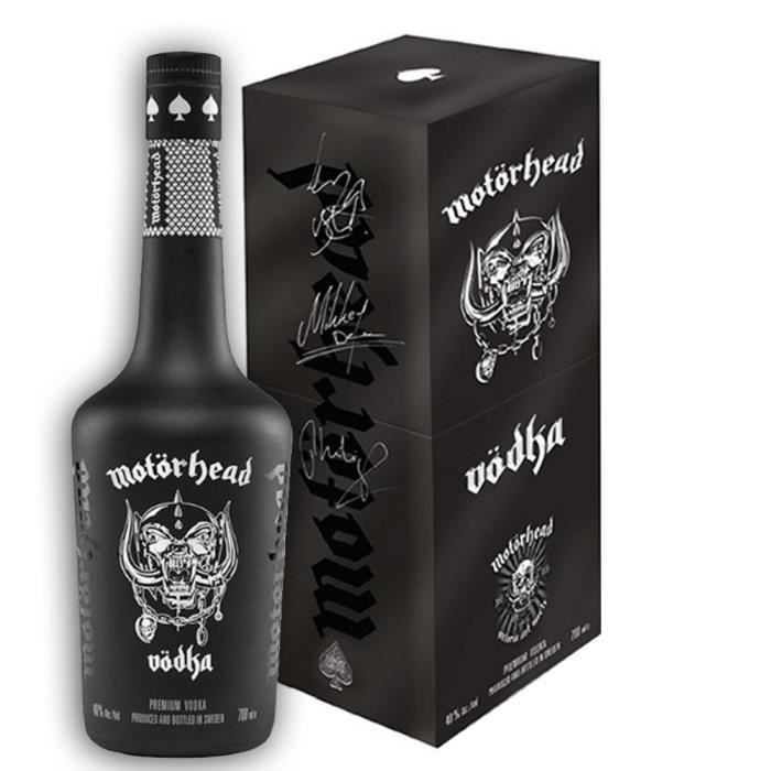 Motorhead Vodka 40° 70cl 40th anniversary - La cave Cdiscount