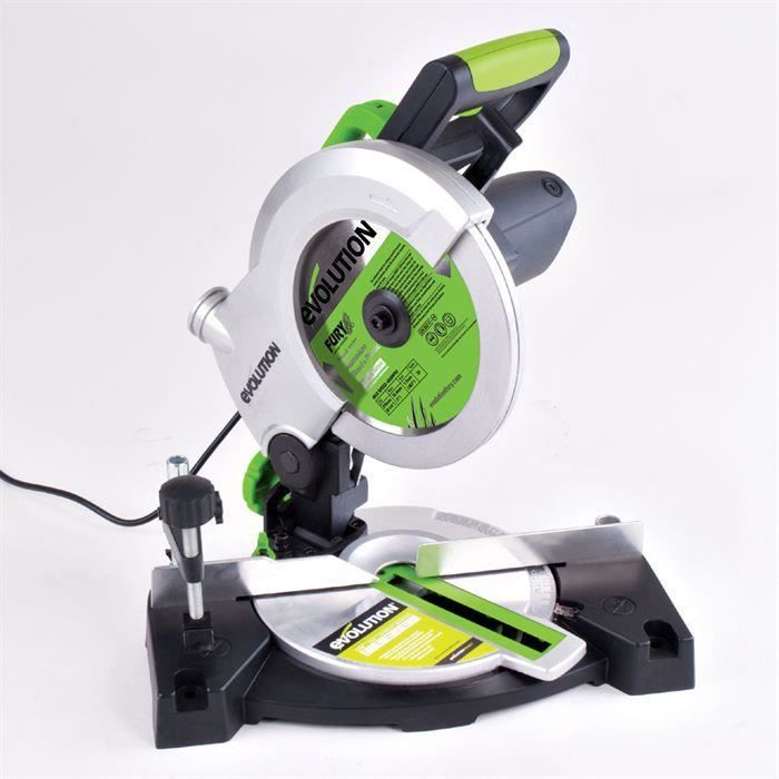 EVOLUTION Scie à onglet multi-usages FURY3BASIC 210mm 1100W - Cdiscount ...