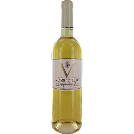 MONBAZILLAC Vin de Bordeaux - Blanc - Moëlleux - 75 cl - La cave Cdiscount