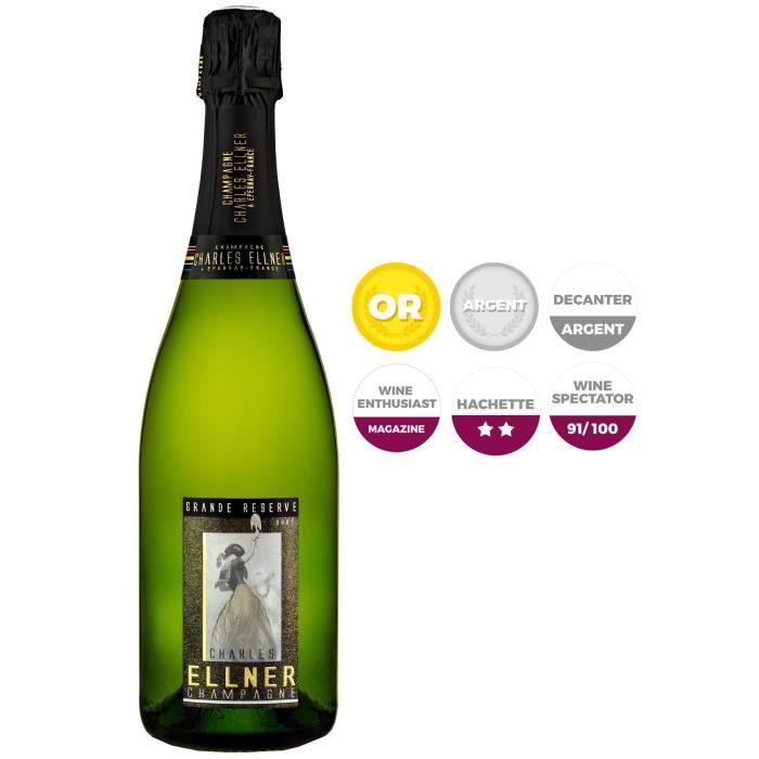 Champagne Charles Ellner Cuvée Grande Réserve Brut - 37,5 cl - La cave ...