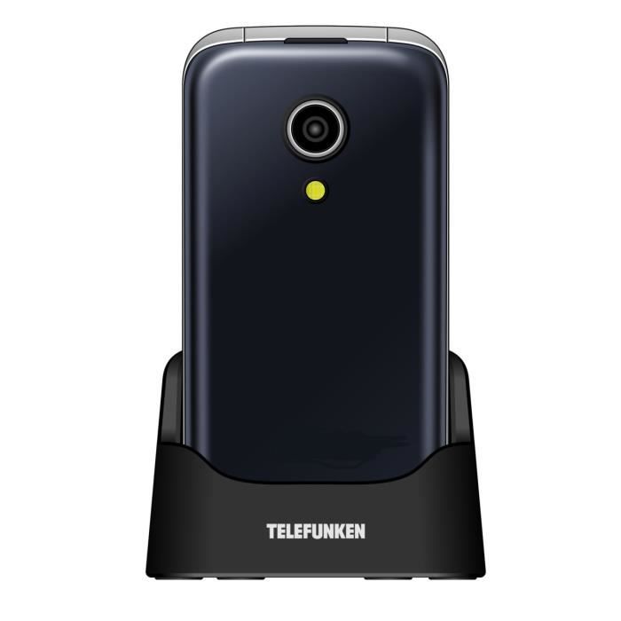 TELEFUNKEN Téléphone mobile à clapet Senior TM 210 IZY Bleu - Cdiscount ...