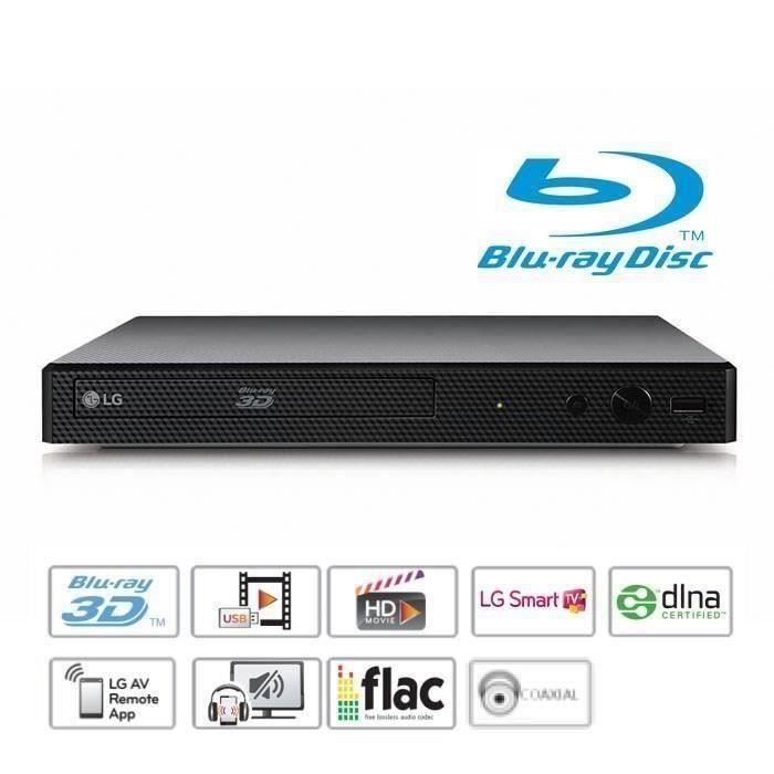 Destockage LG BP450 Lecteur Blu-ray DVD Full HD USB Smart TV - lecteur ...