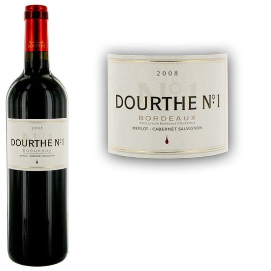 Dourthe N°1 Rouge 2008 - La cave Cdiscount